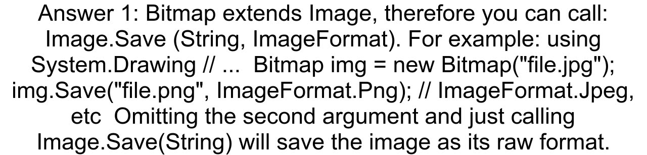 Can bitmap object be save as PNG or JPEG file format