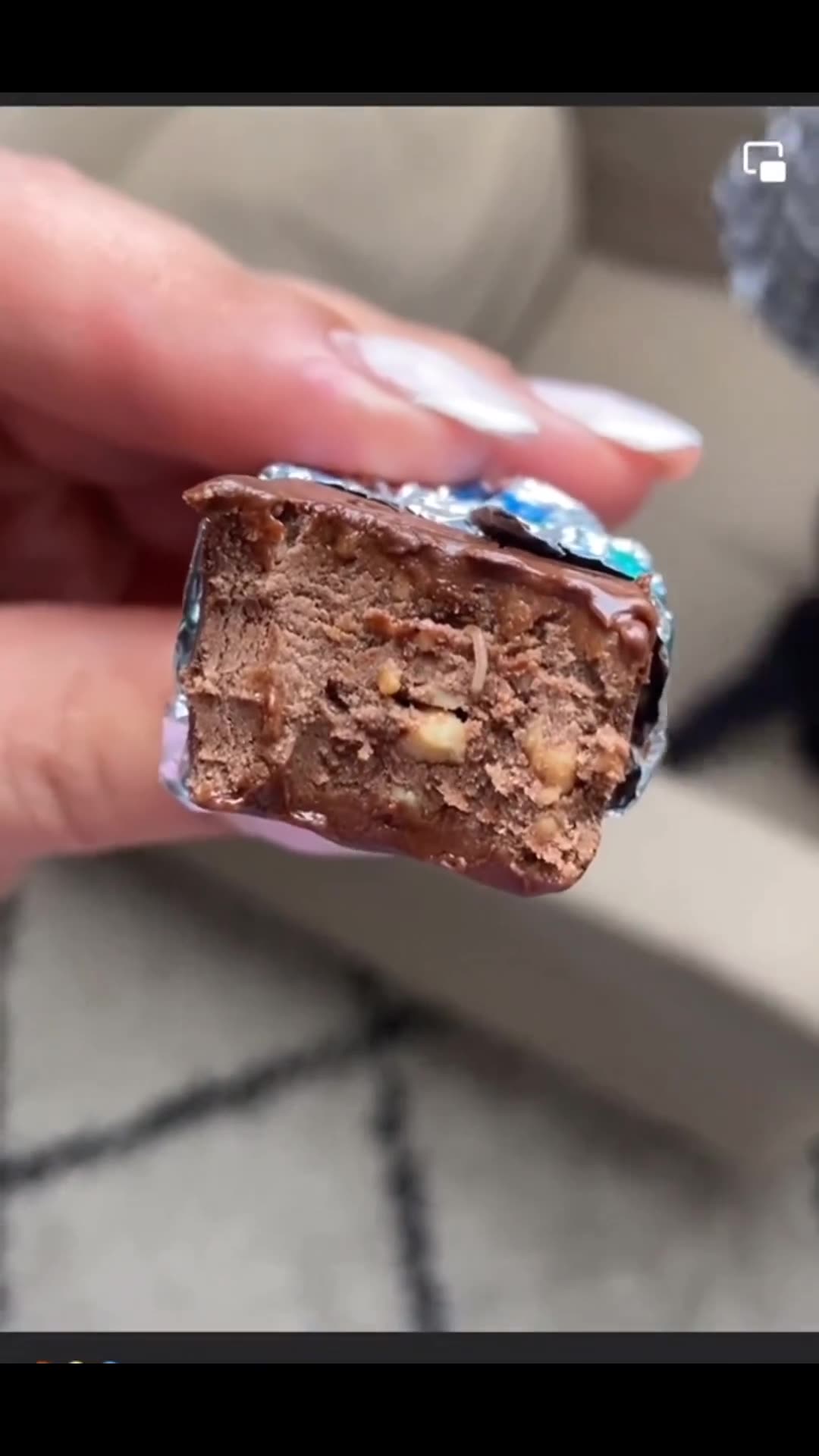 What is this inside chocolate bar
