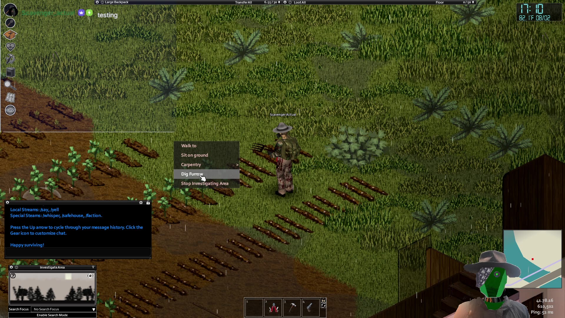 [Project Zomboid] Fighting The Intrusive Thoughts Collab The boring POV