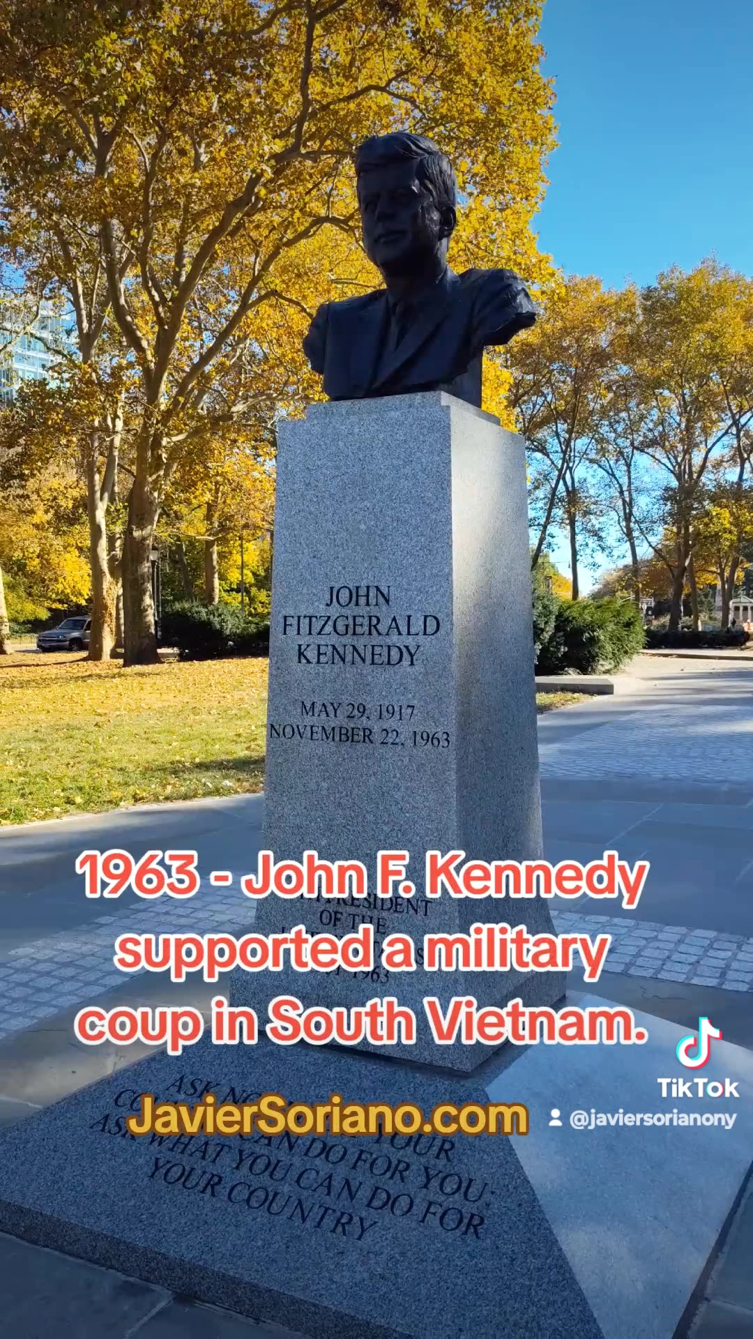 John F. Kennedy was assassinated on November 22.