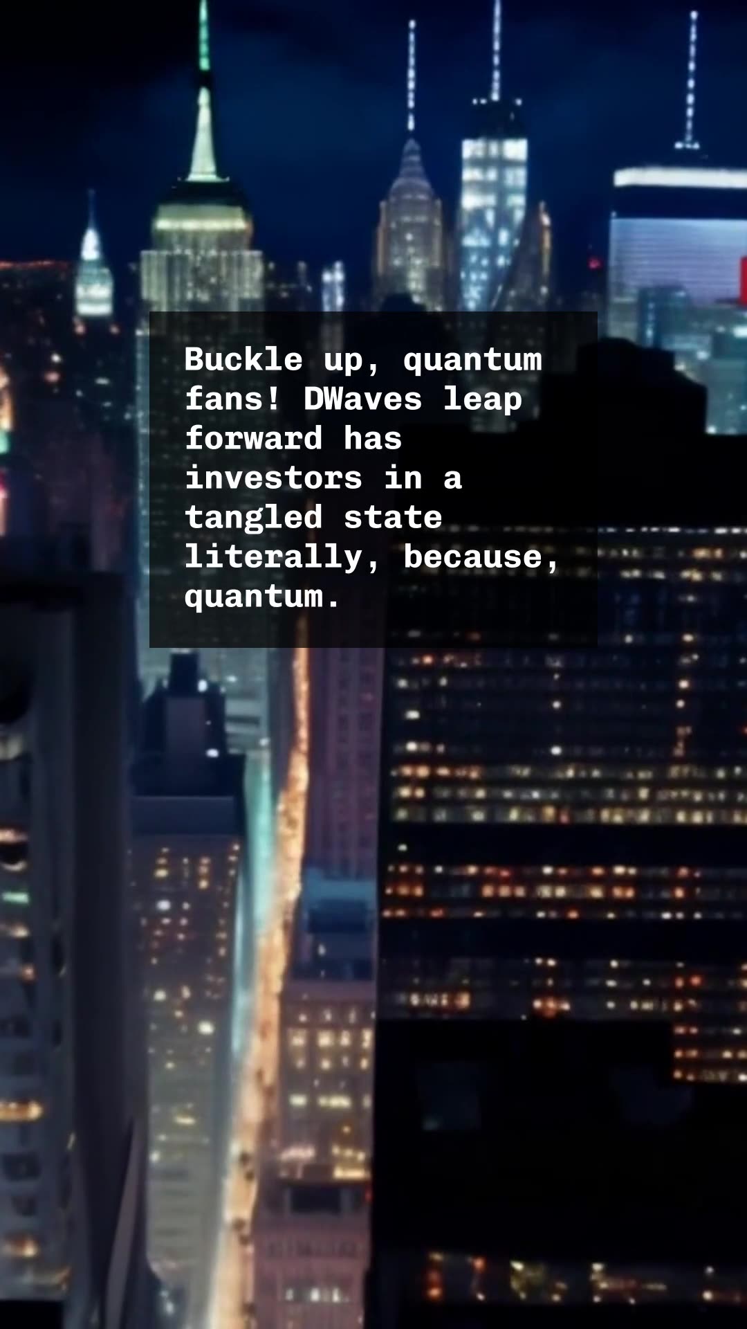 🚨 $QBTS 🚨 Why is D-Wave trending today? 🤔 #QBTS #stocks #stockmarket