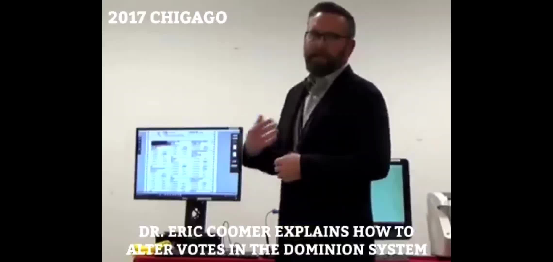 Eric Coomer explains how to alter votes in the Dominion system