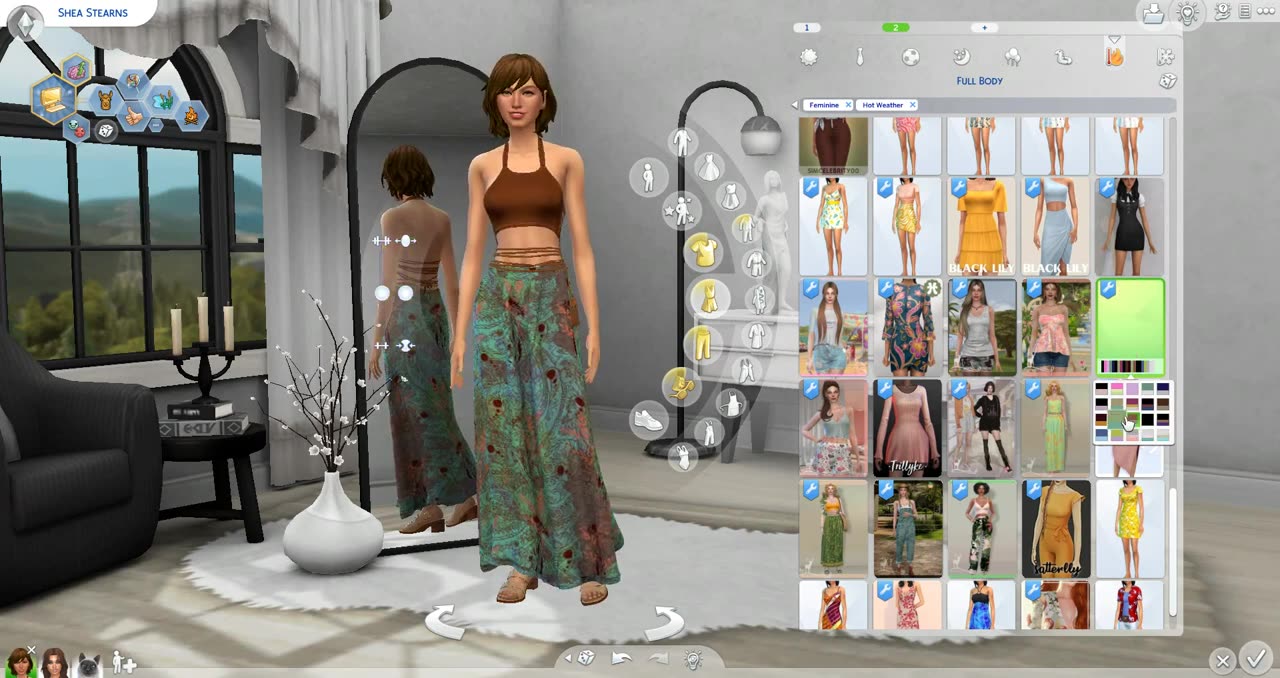 Sims 4 - Giving My Rags to Riches Sim A New Wardrobe