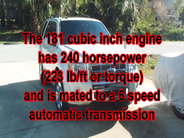 Ford Escape V6 hits the 1/8 mile drag strip.