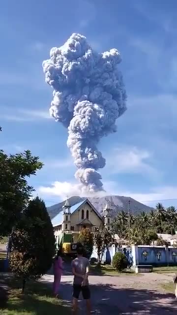 Indonesia's Mount Ibu erupts, spews massive ash tower