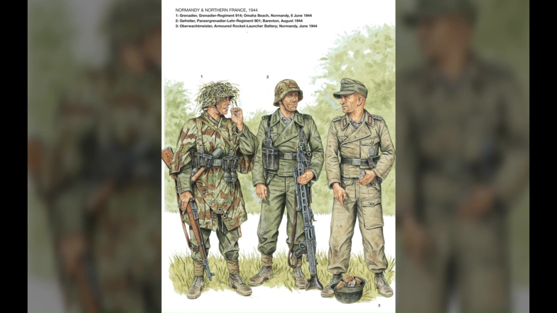Art of Uniform Episode 2 : German troopers in Normandy