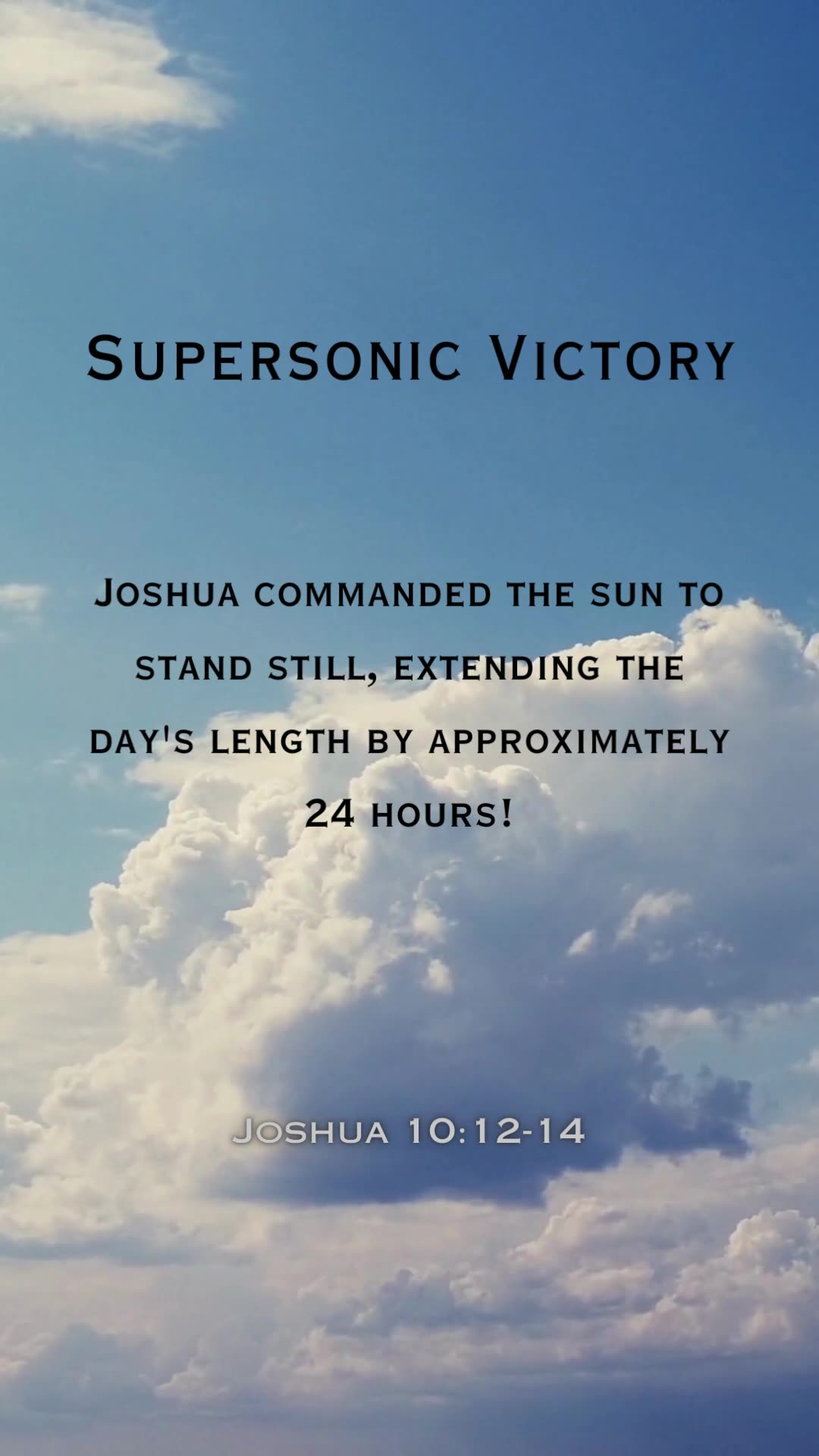 Supersonic Victory