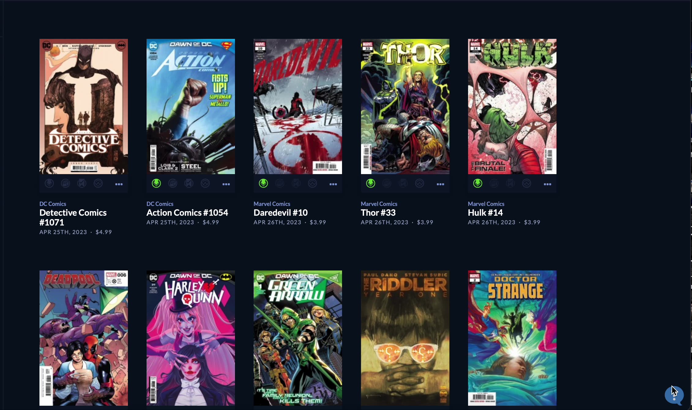 Comic Book Wednesday April 26th, 2023 + the weekly pick!