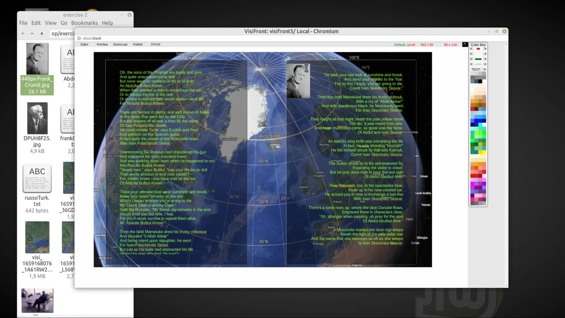 visinode page design introduction