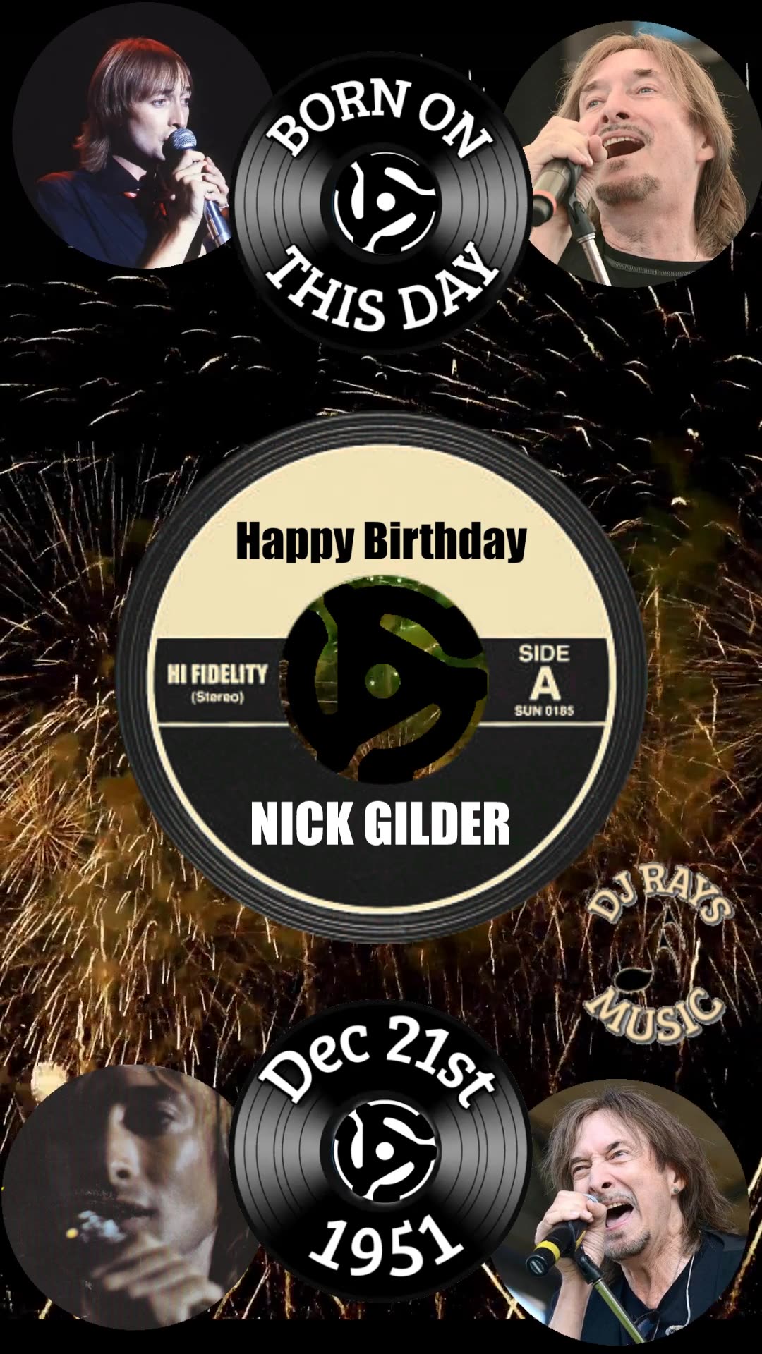 HAPPY BIRTHDAY NICK GILDER