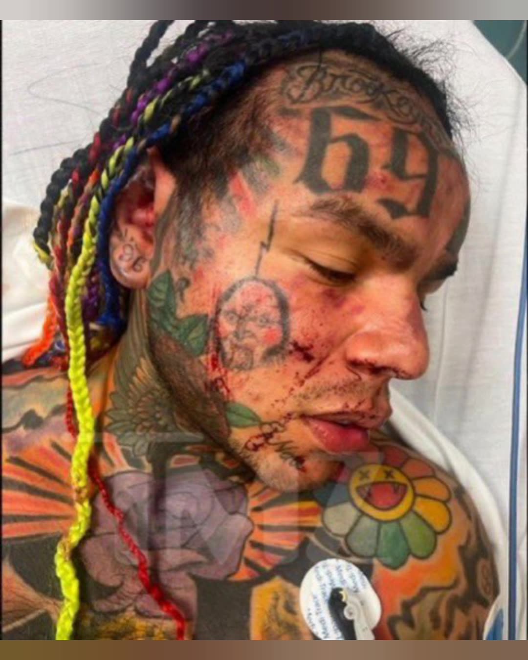 6ix9ine getting jumped at LA Fitness