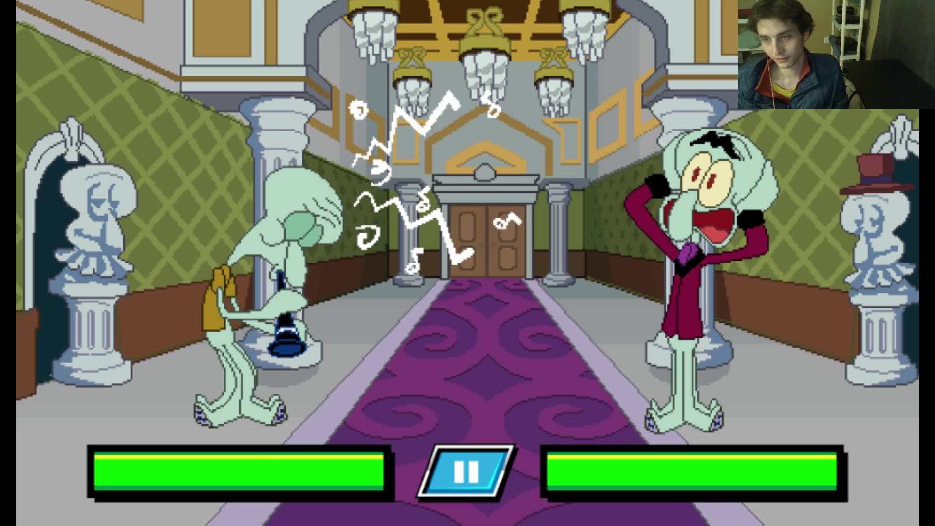 Try Not To Laugh Challenge #2 By Watching Squidward VS Squilliam Nick's ...