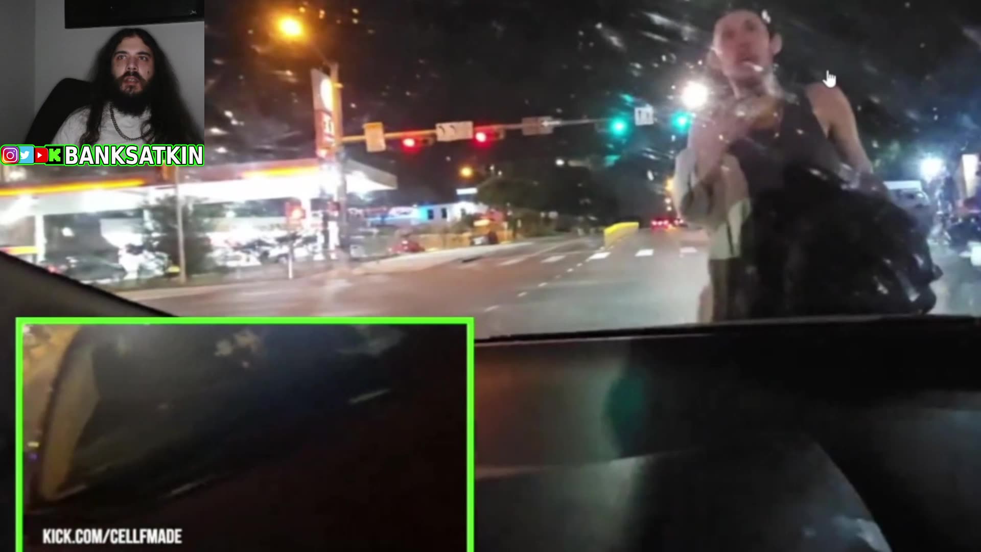 KICK Streamer Get BANNNED for Almost RUNNING OVER Another Streamer ...