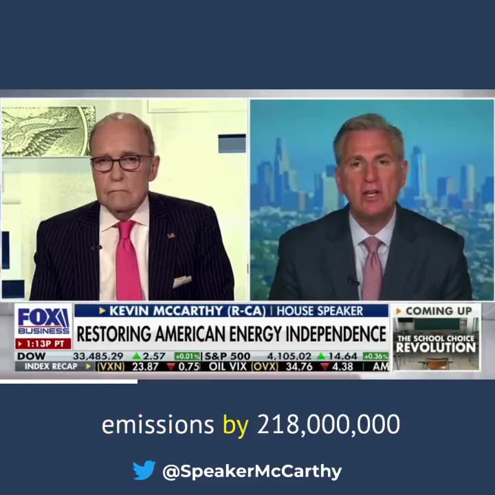 Speaker Kevin McCarthy: American Natural Gas Is Cleaner Than Russian ...