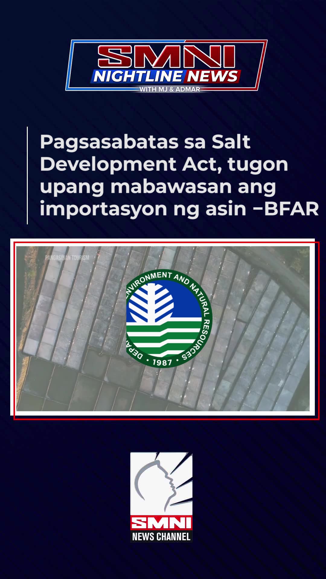 Pagsasabatas sa Salt Development Act, tugon upnang mabawasana ang importasyon ng asin —BFAR