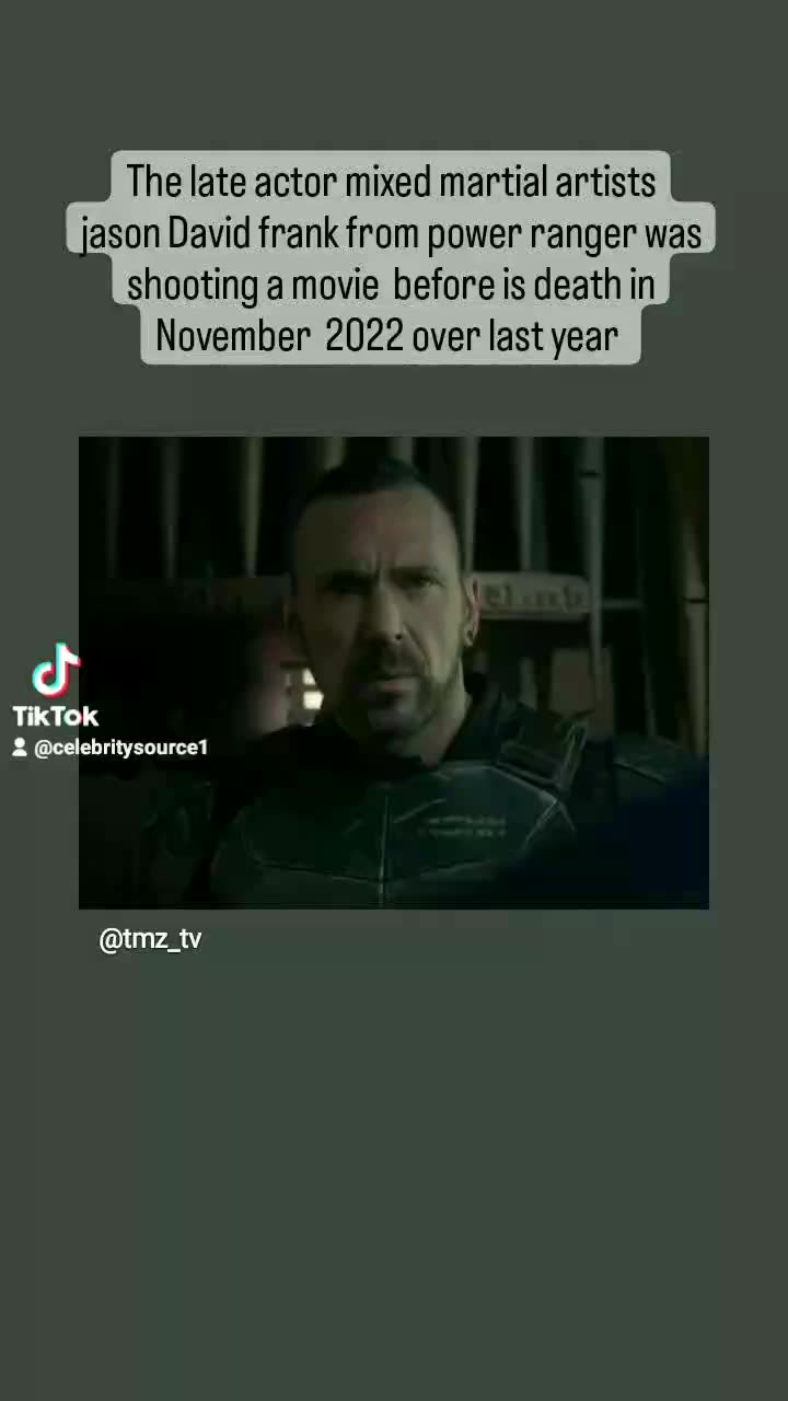 Jason david Frank lasted movie before his deaths