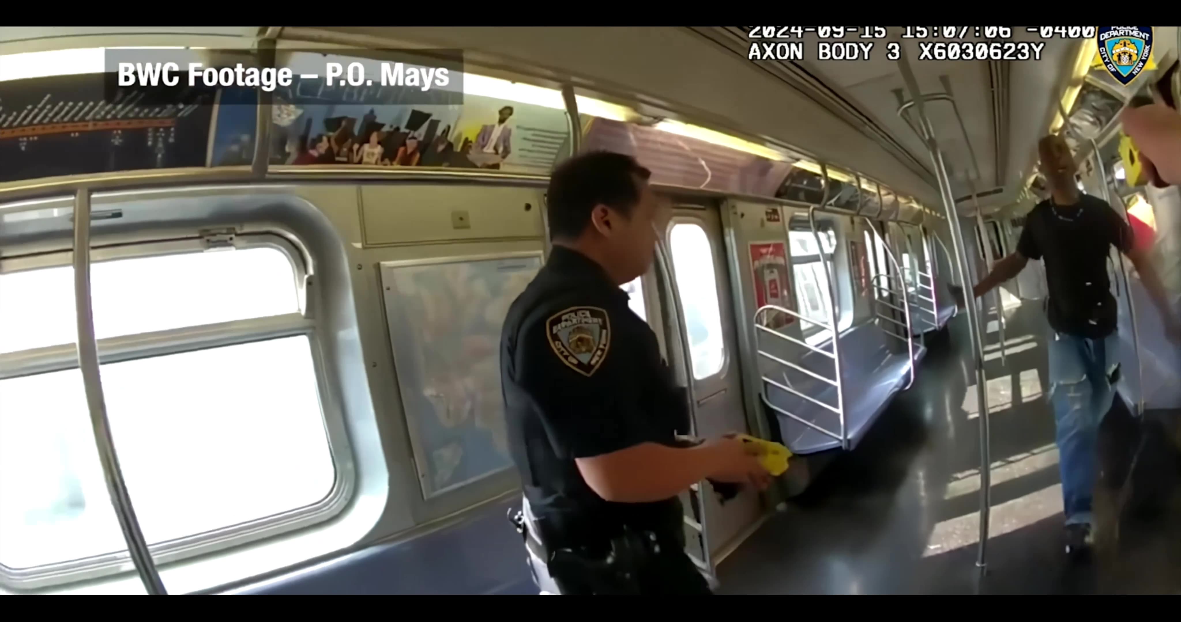 NYPD releases bodycam footage of police shooting on subway platform