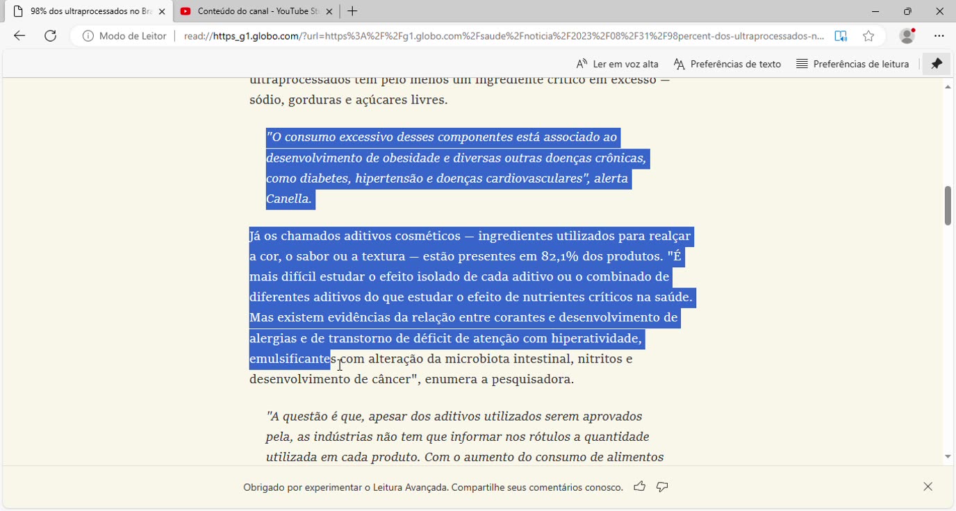 98% dos ultraprocessados no Brasil têm ingredientes nocivos