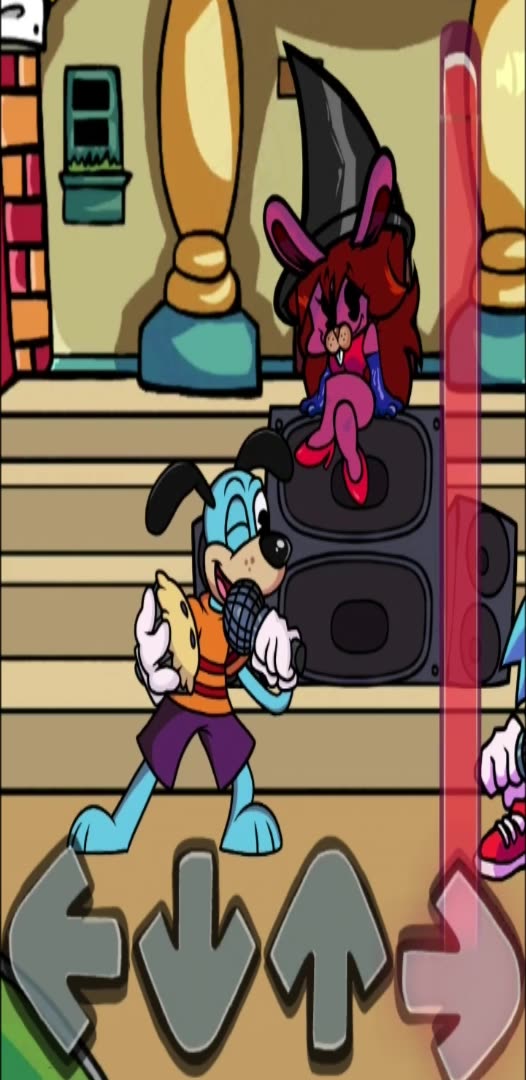 FNF Disney Club Toonfest (Hard Mod/BETA BUILD) Friday Night Funkin'🎶#Shorts