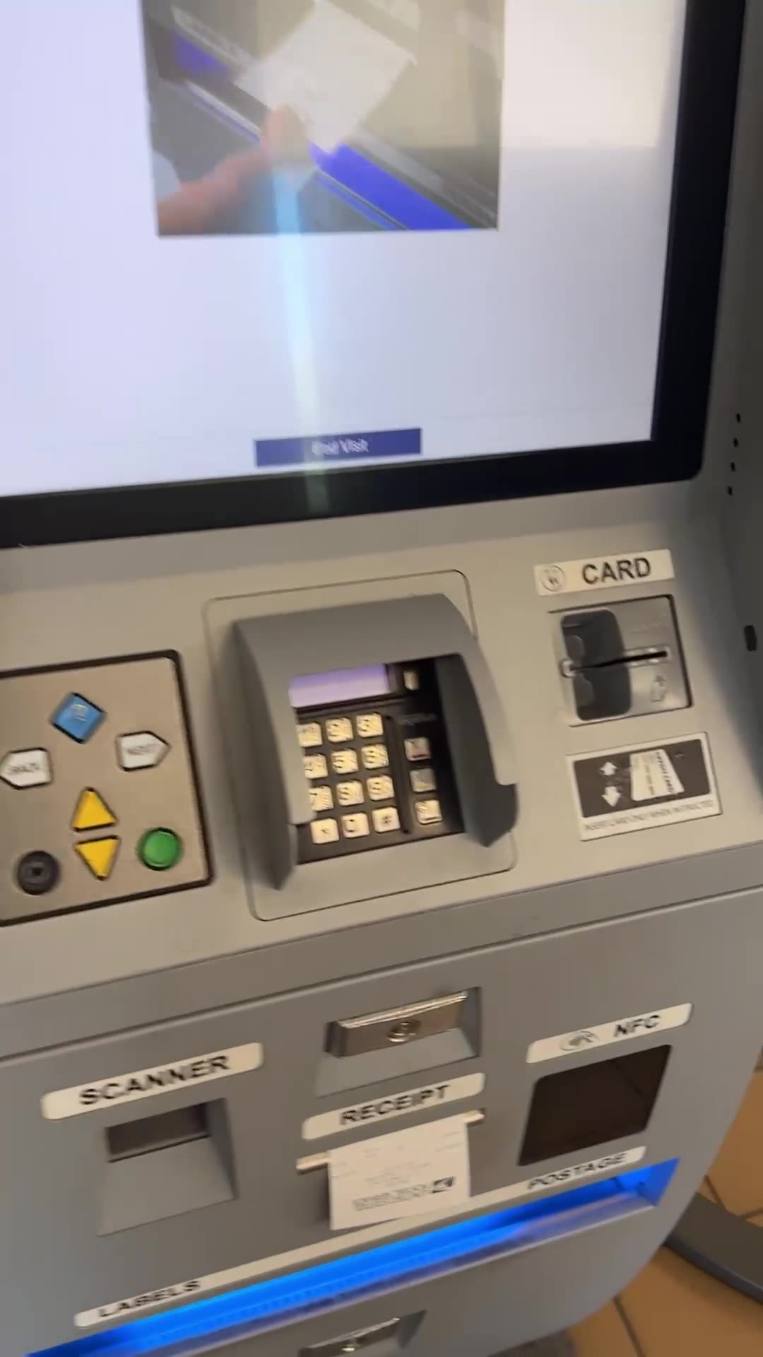 How To Use A USPS Self Service Kiosk To Scan Pre-Paid Labels!