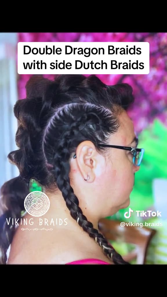 Viking Braids - Double Dragon Braid style