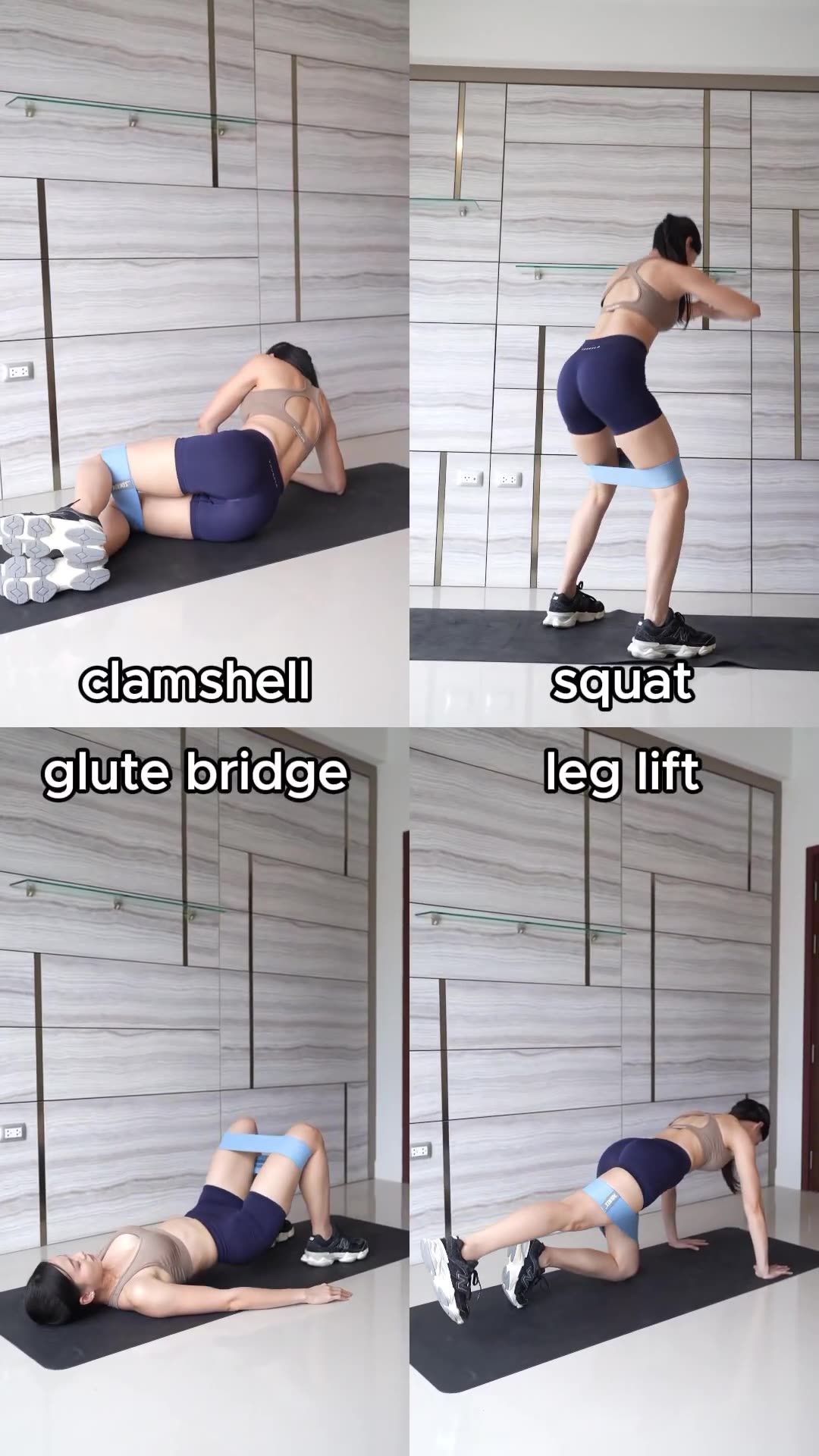 TOP 4 BAND EXERCISES FOR GLUTES
