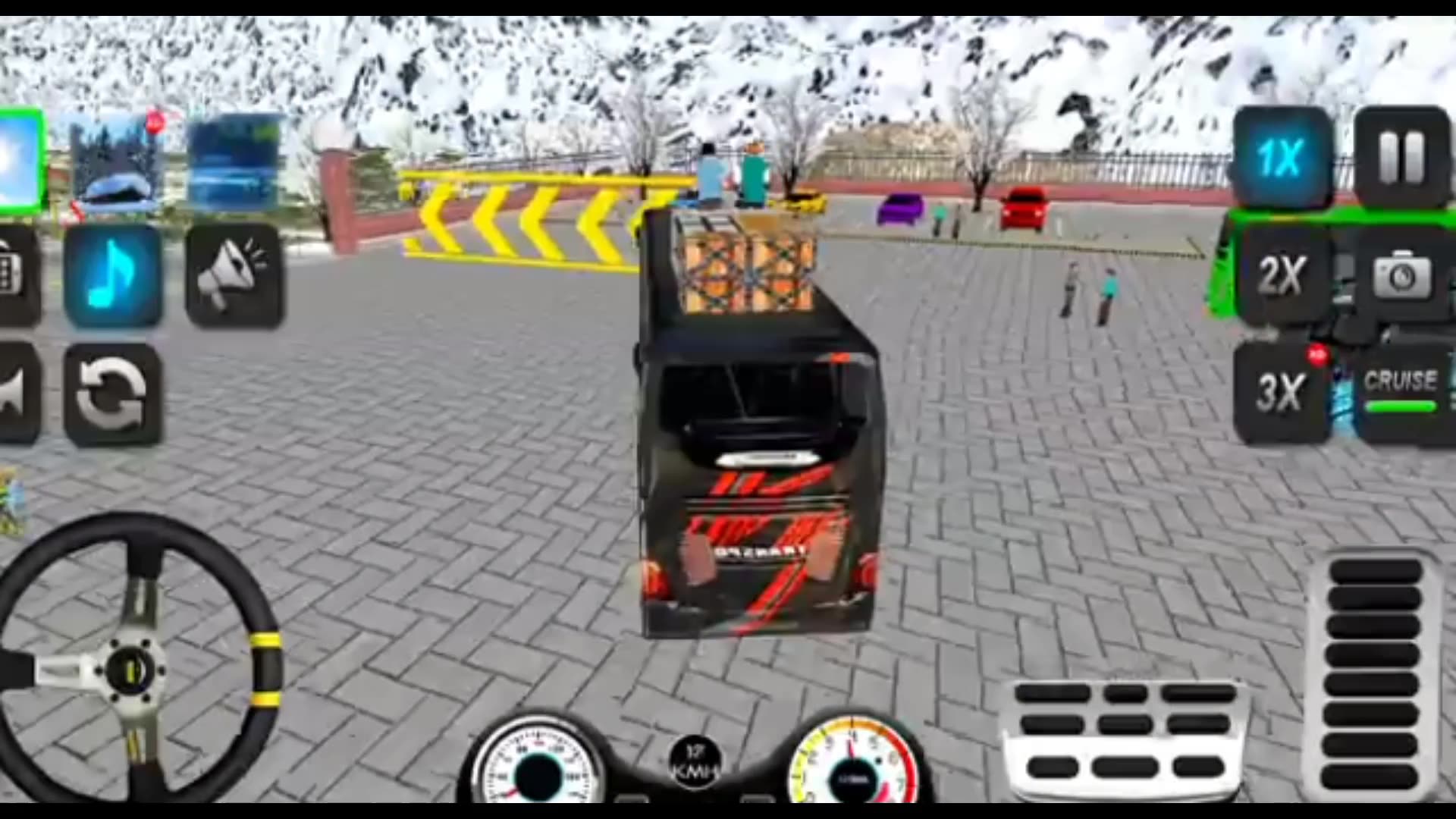 US Coach Bus Driving Simulator 2024 Real Offroad Bus Drive 3D - Android GamePlay