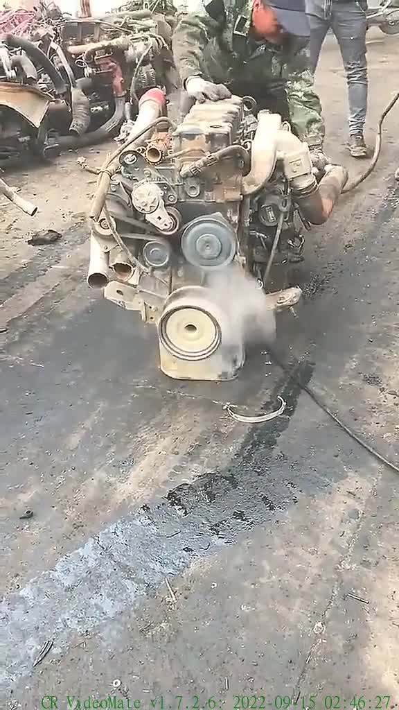 Can the disassembled parts of the engine be used in the car? Automobile ...