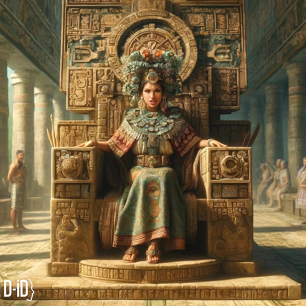 Lady Sak K'uk', a queen of the Ancient Maya City of Palenque, Tells Her ...