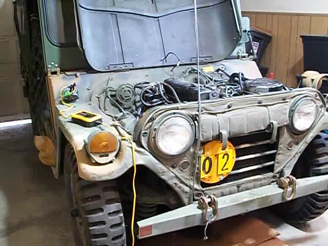 M151-A2 metal battery box cover.