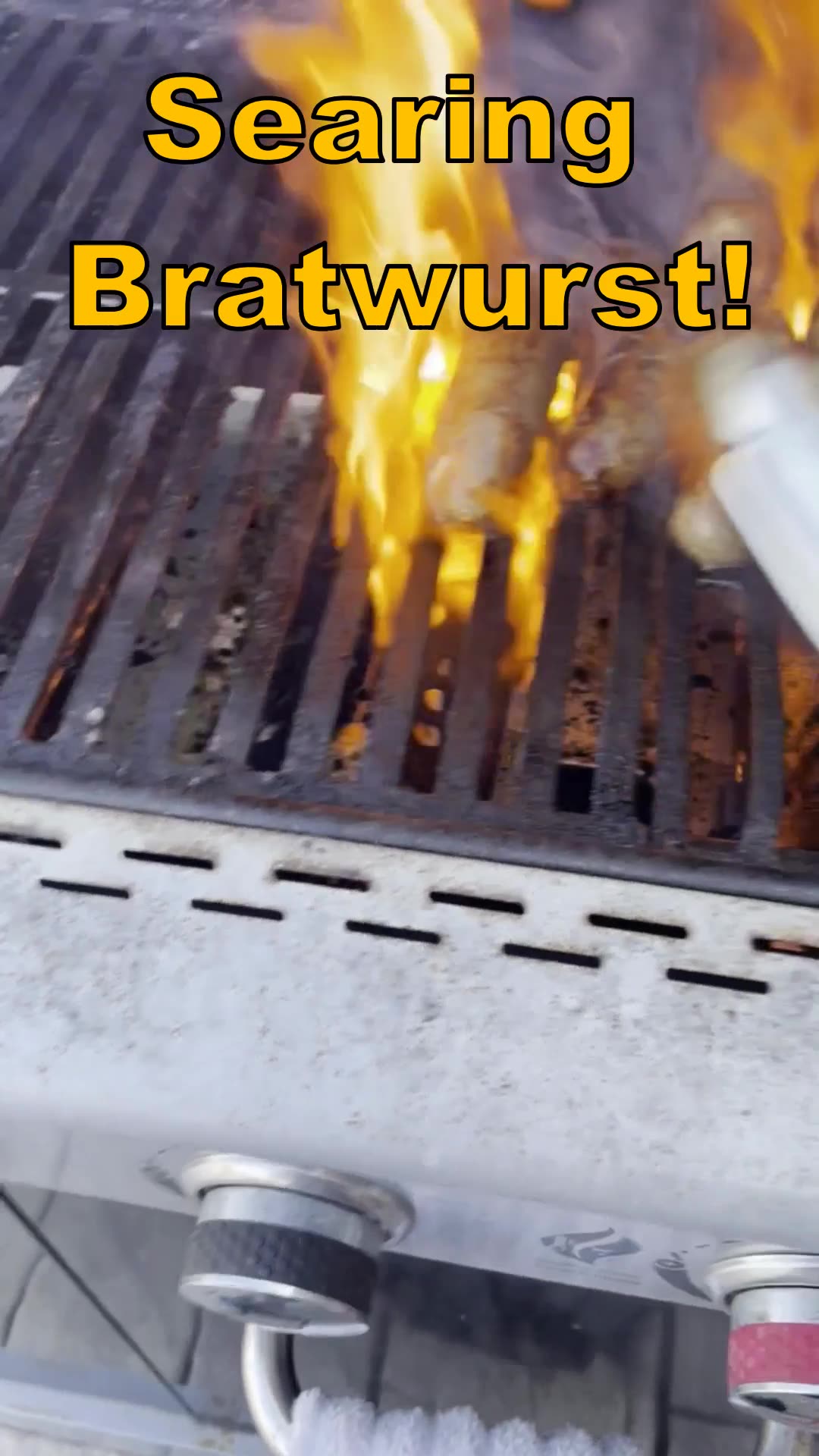 Quick Sear On Bratwurst After Prepping. Perfect Finish After Massive ...
