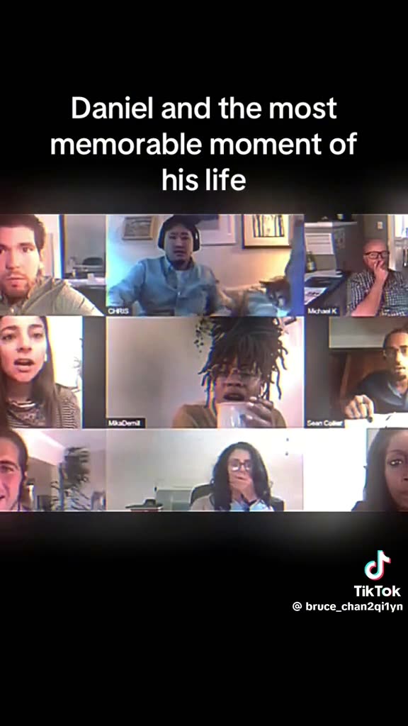 Daniel and the most memorable moment of his life