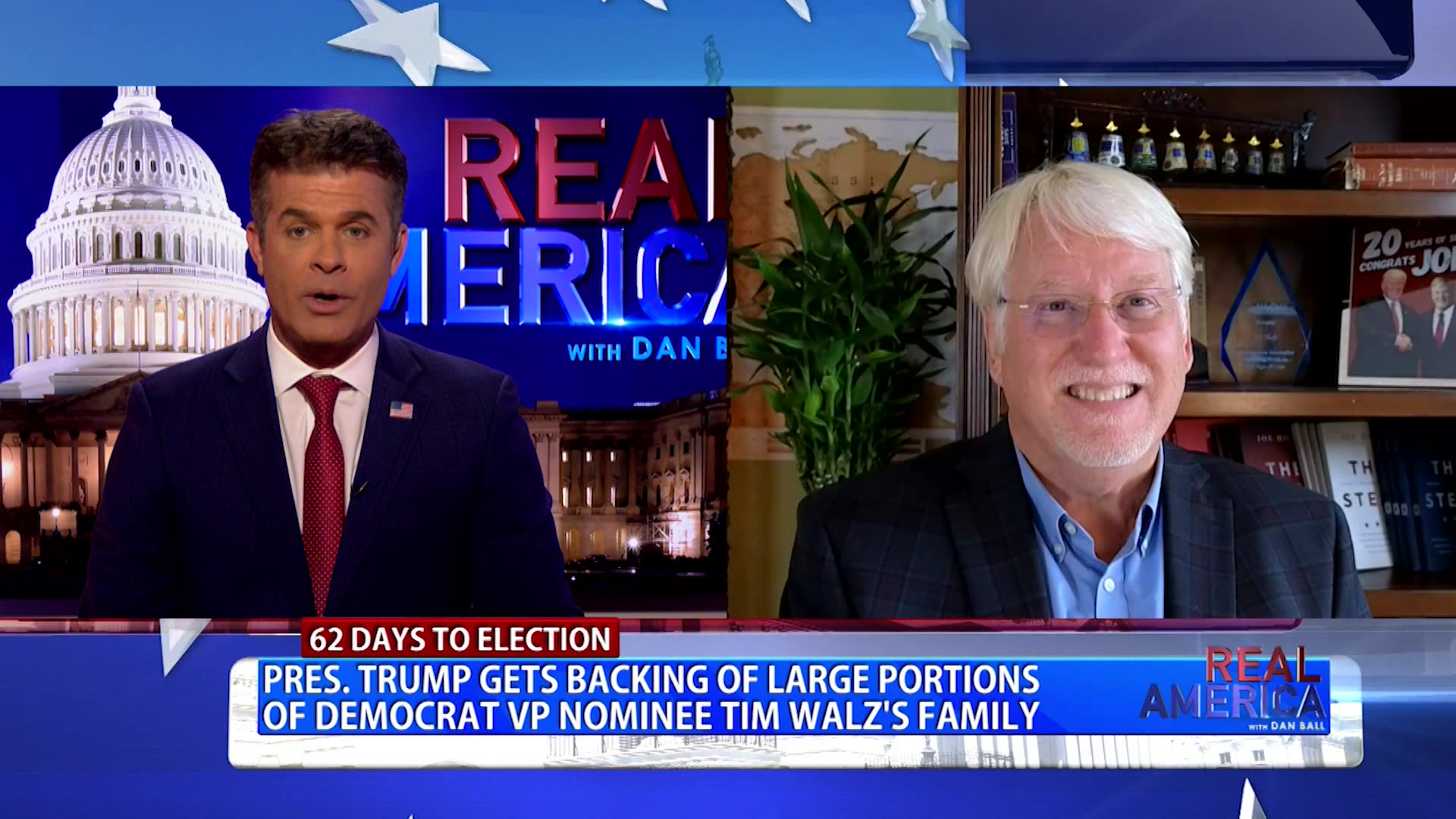 REAL AMERICA -- Dan Ball W/ Joe Hoft, Walz' Family Supports Trump For ...