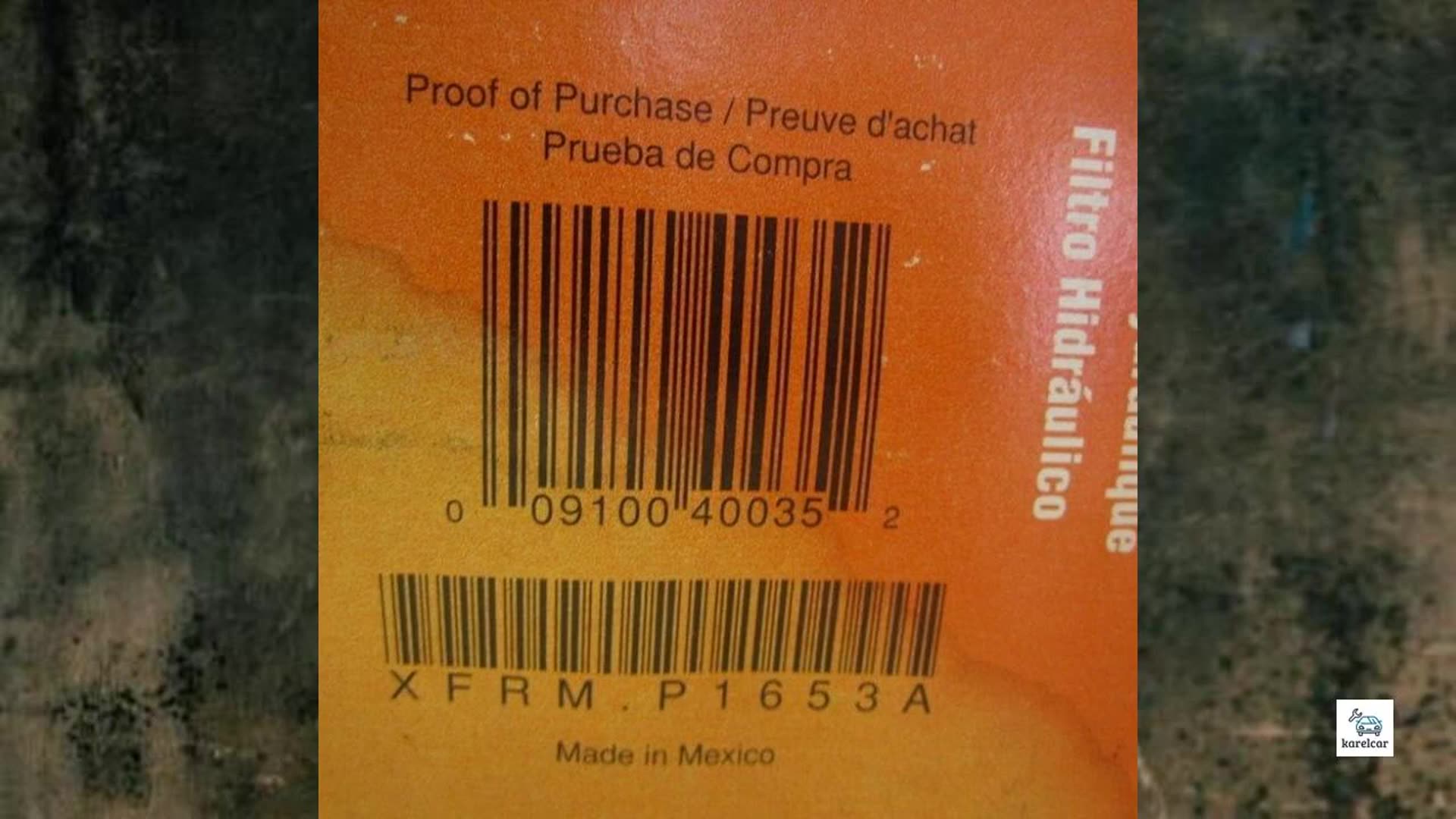 Fram P1653a Specs FRA Filtro Hidráulico P1654A : Aazon.co.x Fram P1653a Cross Reference Chart