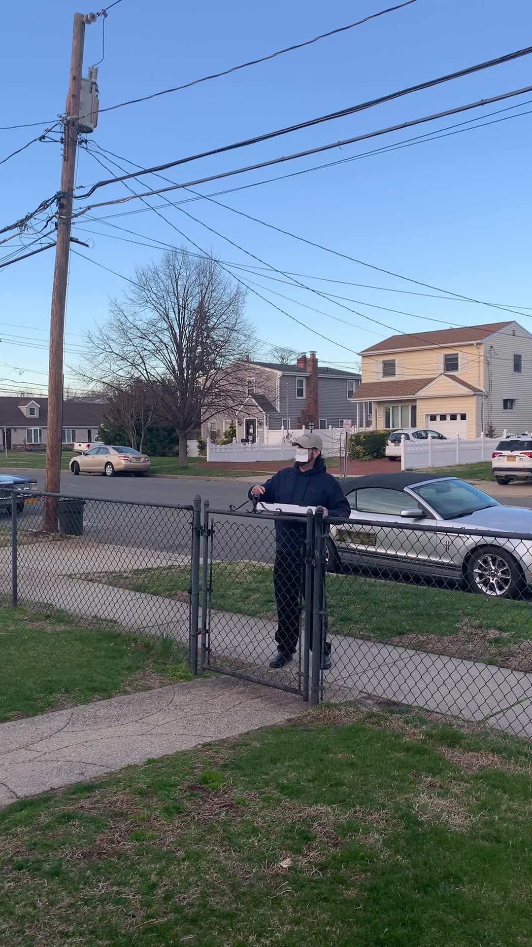 Pizza Delivery While Practicing Social Distancing