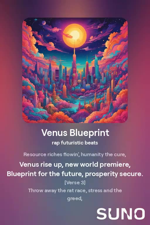 Venus Project Blueprint (ai song) version 2