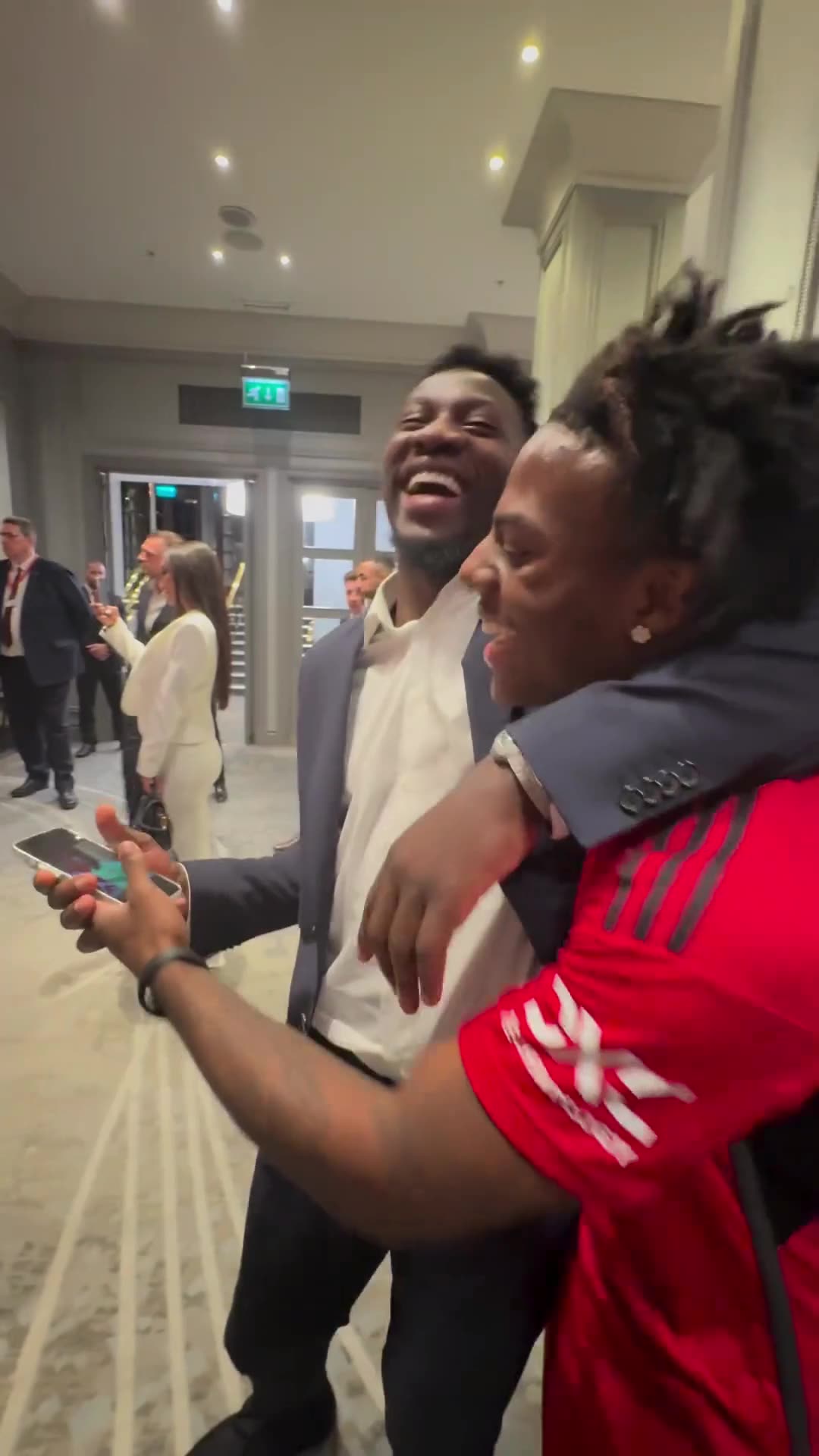 Speed Ask Onana About The Meme Picture of His and Onana's Faces Together