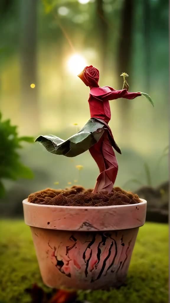 Rose Become MJ | Exploring the Beauty of AI World | Dancing Rose