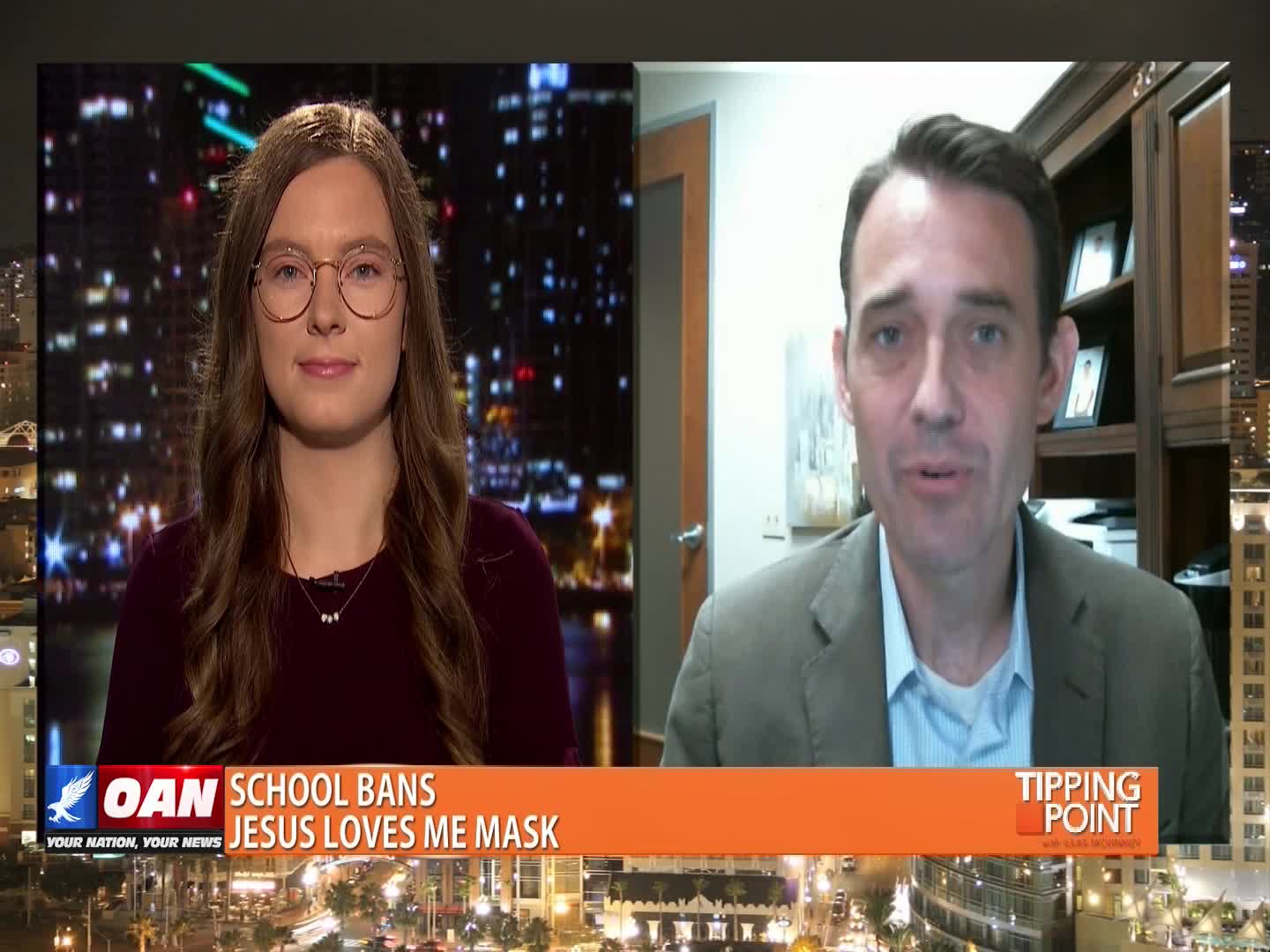 Tipping Point - School Bans 9 Year Old's "Jesus Loves Me" Mask with ...