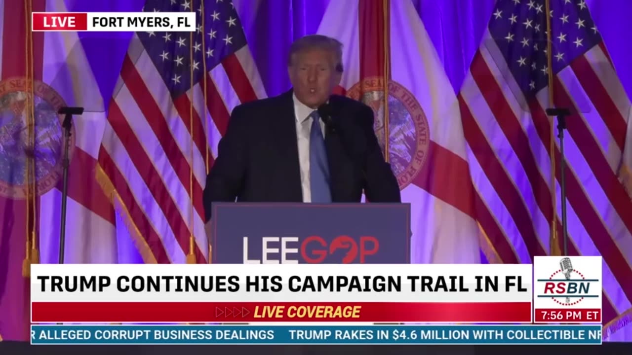 Donald Trump SPEECH at Fort Myers Florida at GOP Dinner- April 21, 2023