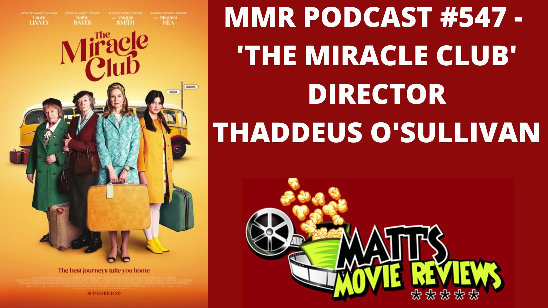 Thaddeus O'Sullivan talks about 'The Miracle Club', the long journey to ...