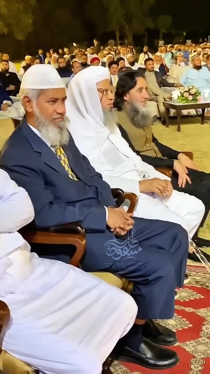 Mufti Tariq Masood with Dr Zakir Naik in Pakistan #Allah #islam # ...