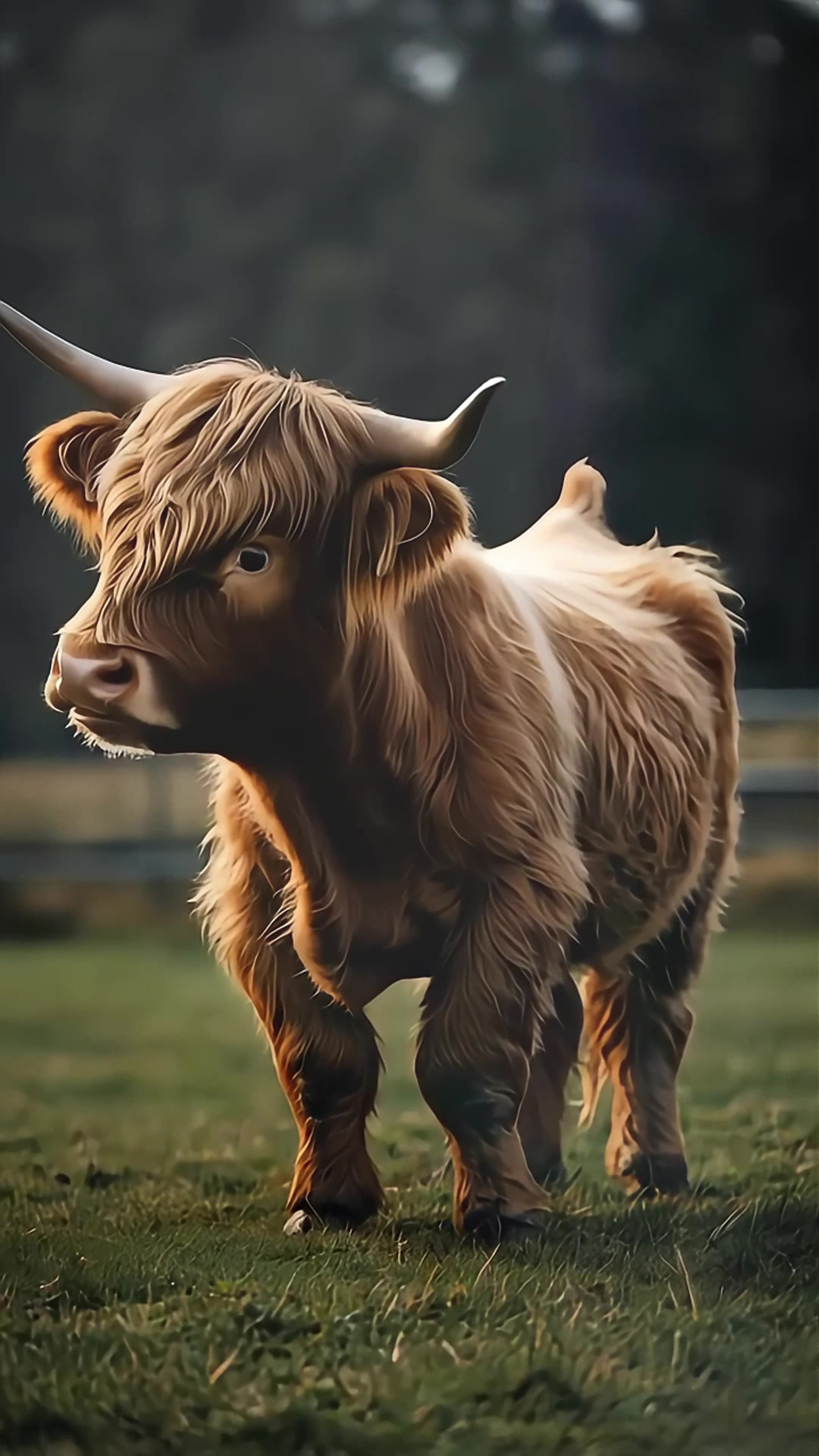 This Highland Cow Calf Playing Soccer Will Melt Your Heart! 🐮⚽