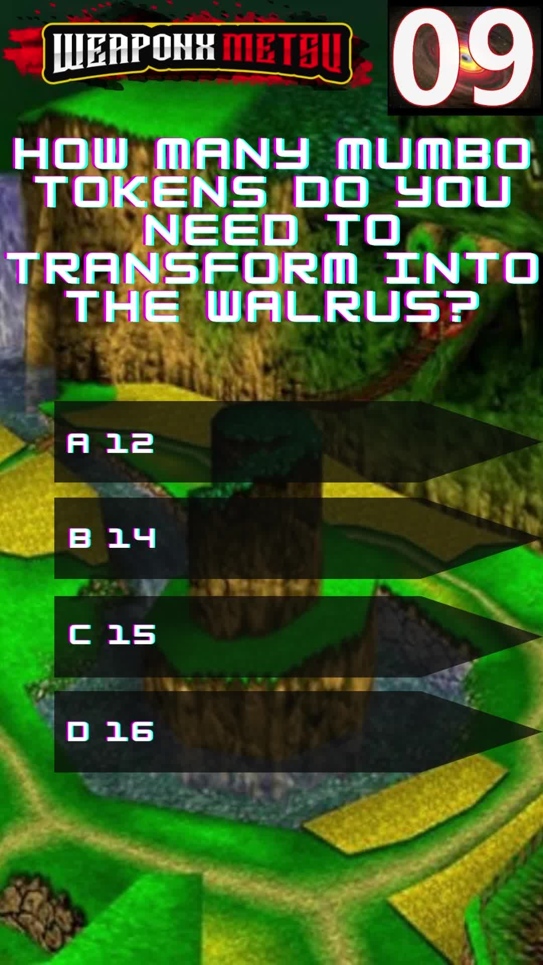 How many Mumbo tokens do you need to transform into the Walrus