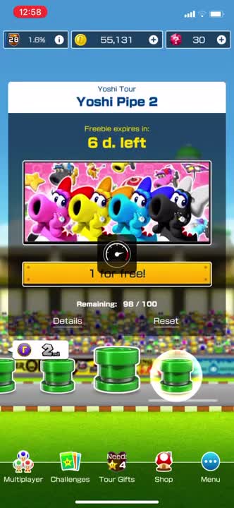 Mario Kart Tour - Free Yoshi Pipe 2 Pulls