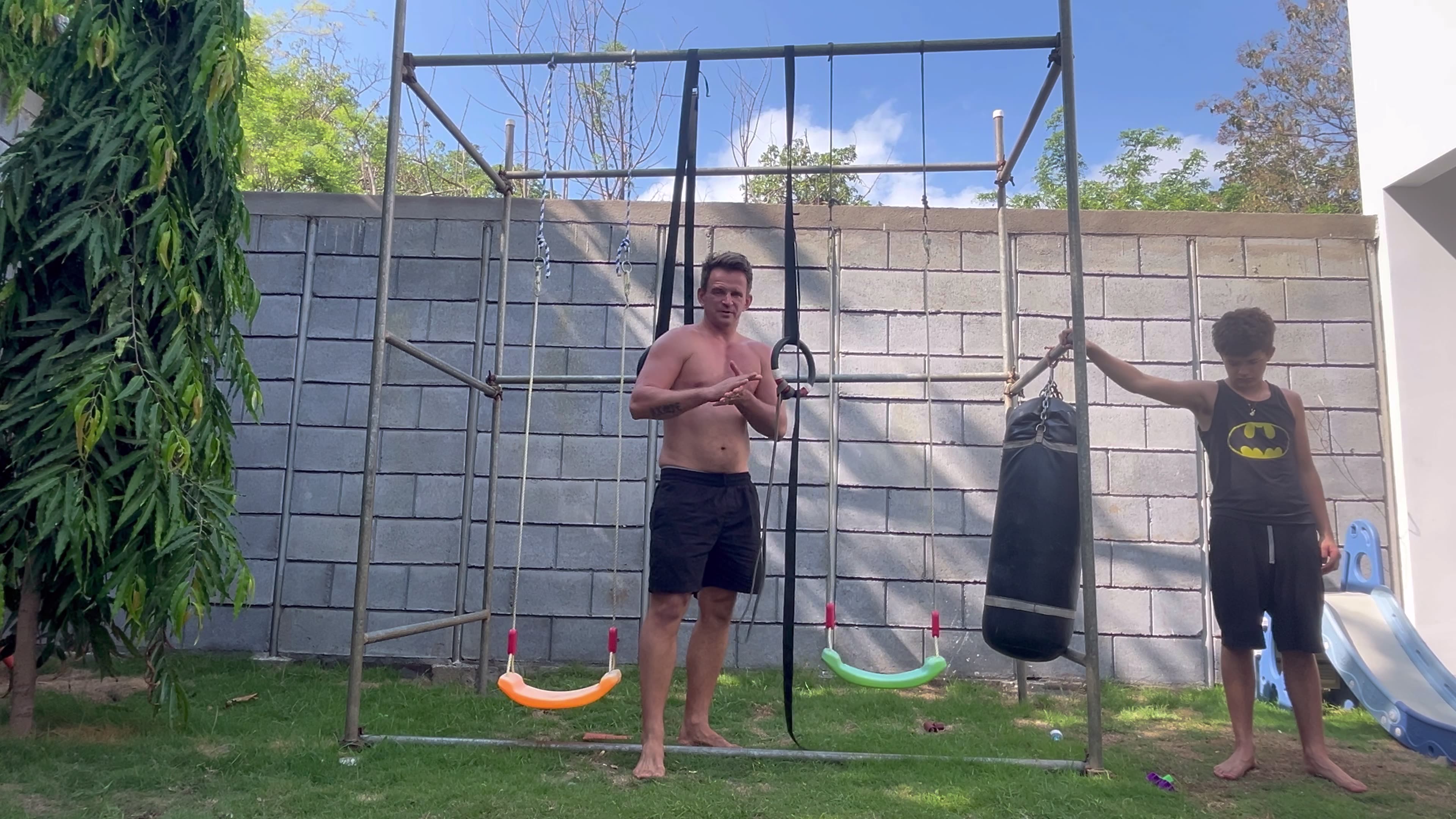 Father & Son Workout - Cut Day 54 - Chest & Triceps with 1 Set to Failure