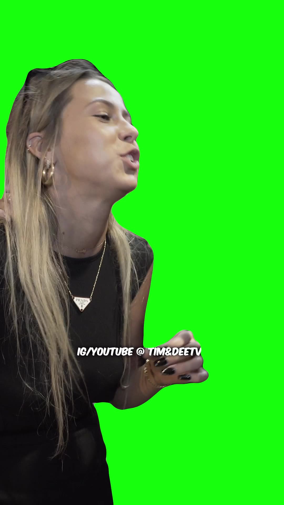 Hawk Tuah Girl | Green Screen