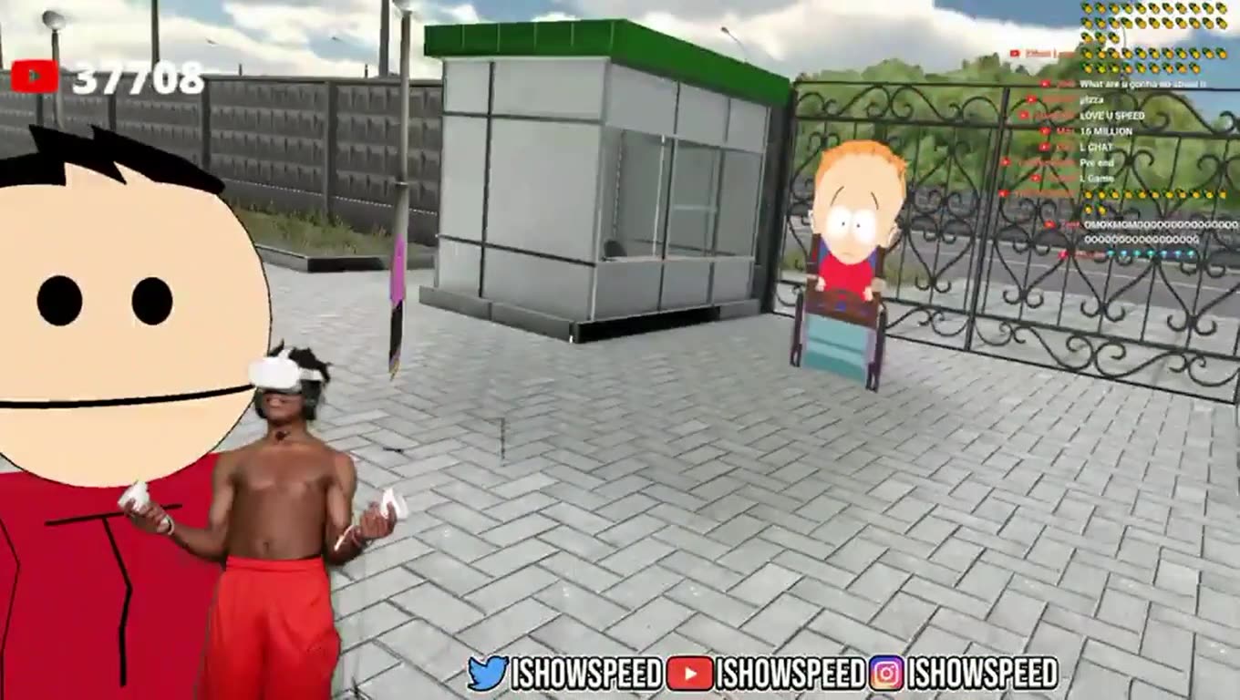 Ishowspeed Playing VR Games Trough Live Stream |2023 Ishowspeed VR Funn ...