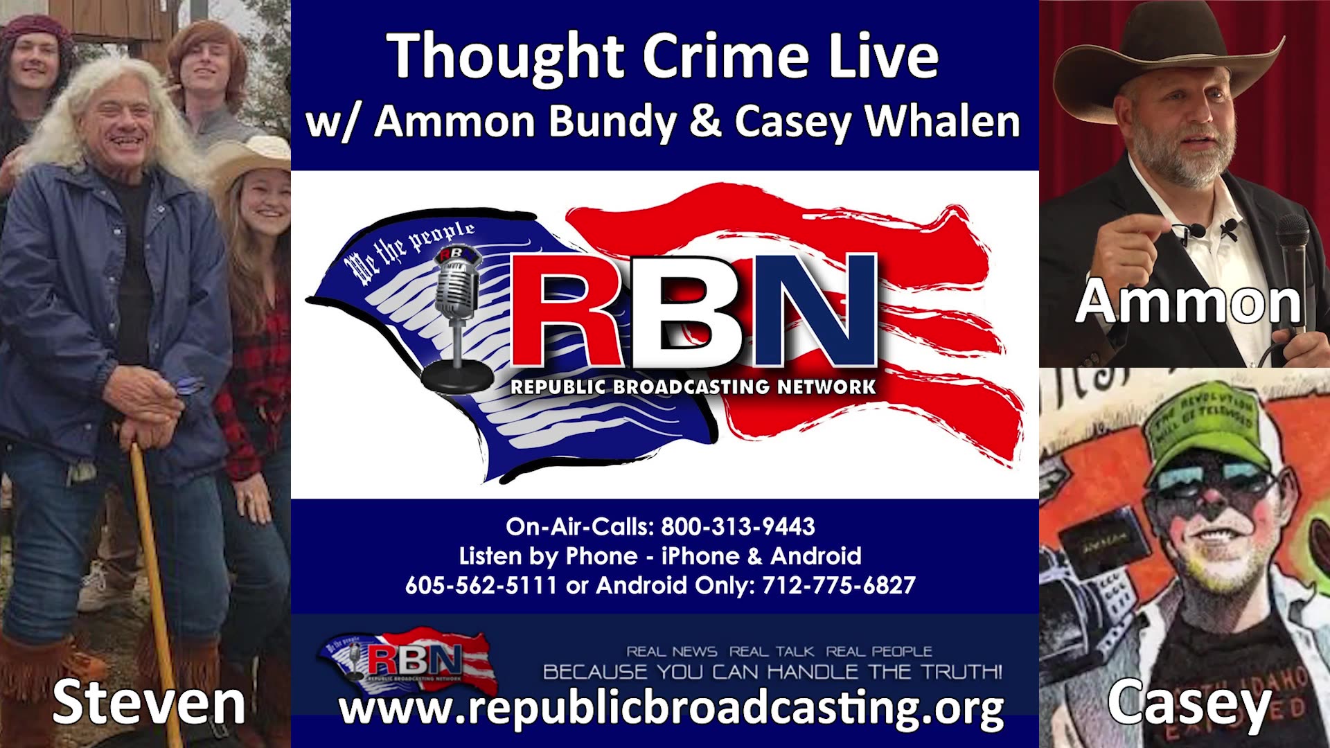 Ammon Bundy joins Thought Crime Live on Republic Broadcasting Network ...