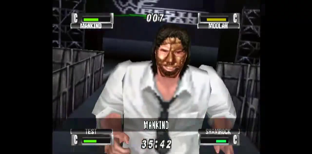 Mankind Ring Run - WWF No Mercy - Game Play Only
